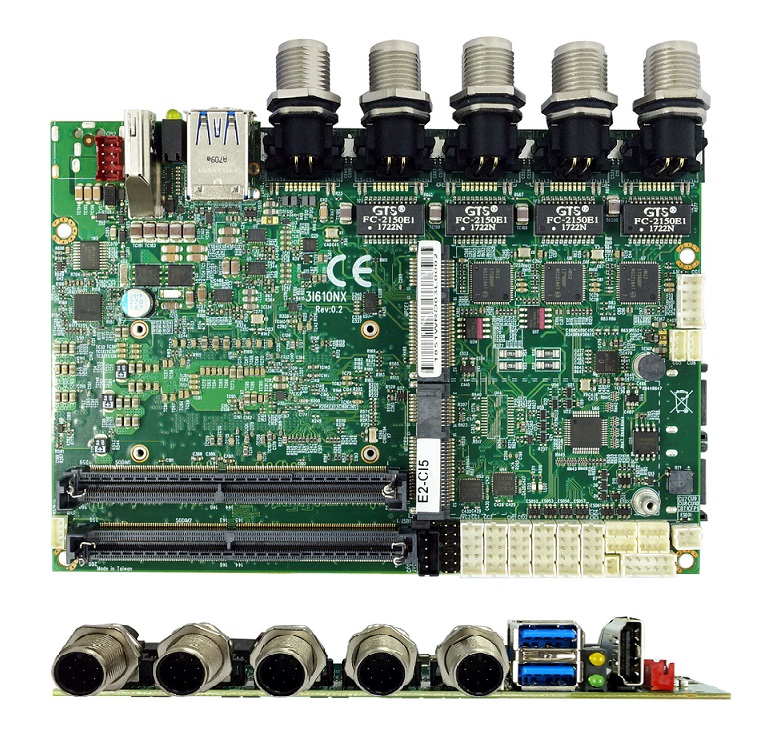 3I610NX -4 x PoE all in one 3.5” Single Board Computers with 6th/7th ...